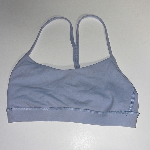 lululemon athletica | Tops | Lululemon Baby Blue Sports Bra | Poshmark
